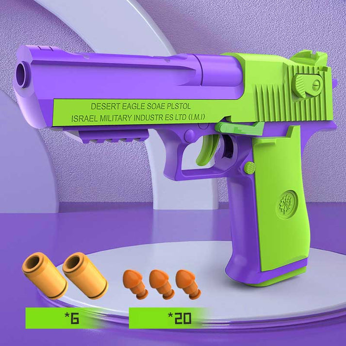 Desert Eagle Carrot Shell Ejecting EDC Toy Gun – Kublai